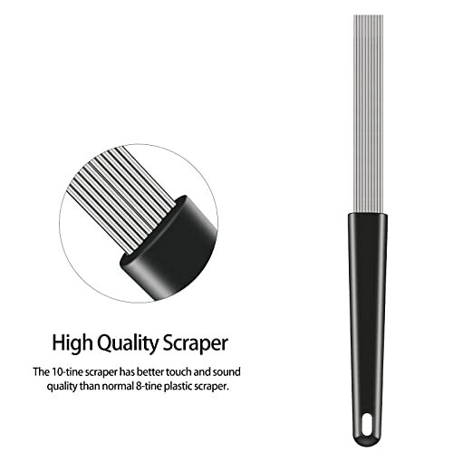 EASTROCK Guiro Scraper Latin Percussion Comb-Style Scraper 12 Inch ...