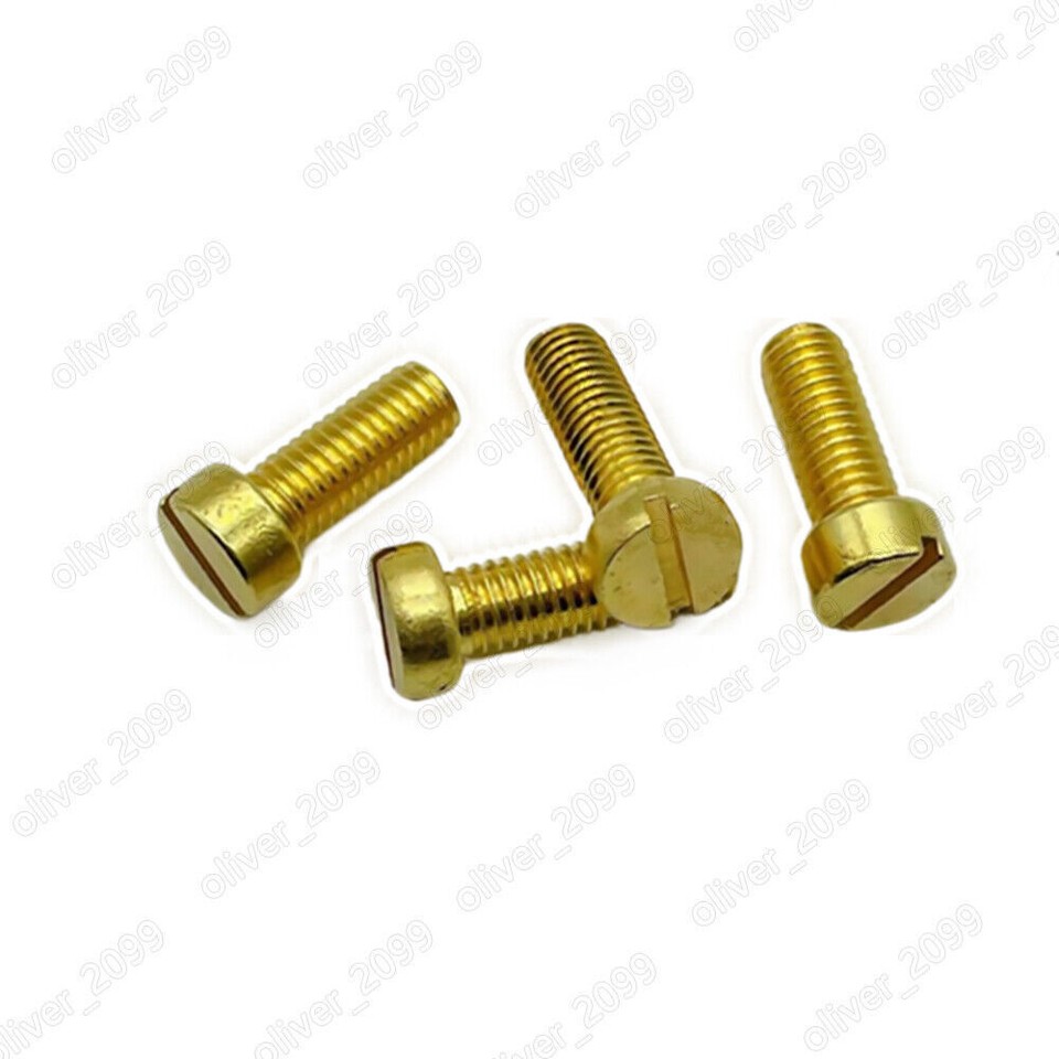 Brass Slotted Cheese Head Screws M2.5 M3 M4 M5 M6 M8 | eBay