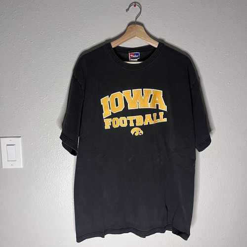 Vintage 90s Iowa University Hawkeyes Football T-shirt Men’s Size XL ...