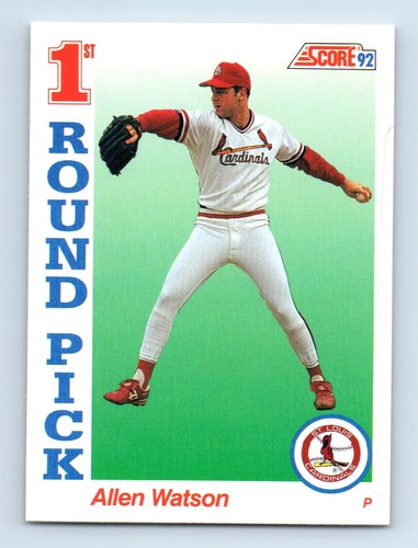 1992 Score Allen Watson Rookie St. Louis Cardinals #799 | eBay