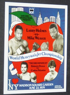 SPORTING PROFILES CARD 2006 BOXE POIDS LOURDS HEAVY LARRY HOLMES USA ...