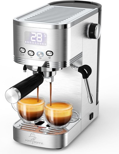 Espresso Machine, 20 Espresso Maker with Hot Water Pipe and Commercial ...