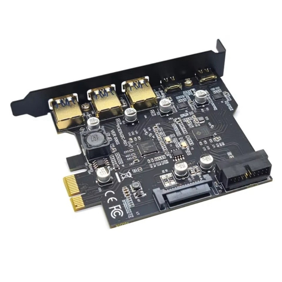 Type C USB 3.2 Gen2 PCIE Card Hub USB 3.0 PCI Express Board PCI-E PCI ...