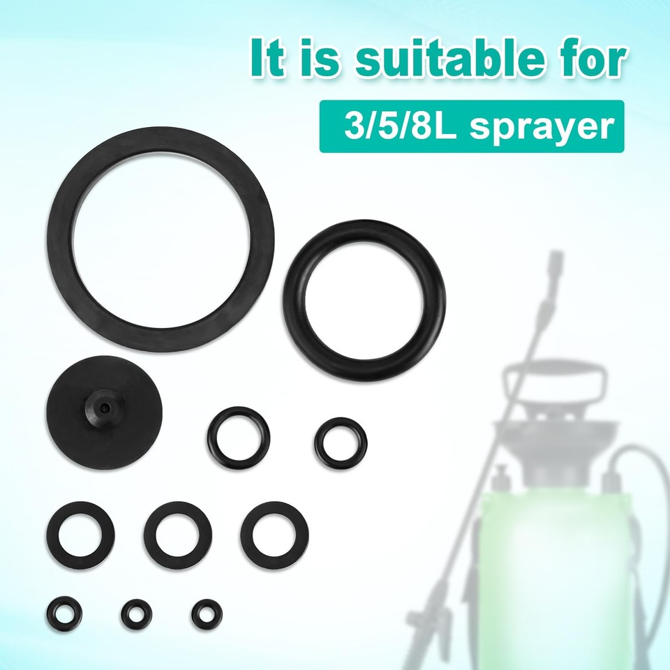 11pcs Sprayer Seal Rings, Pump Sprayer Rubber Gasket Kit Garden Sprayer ...