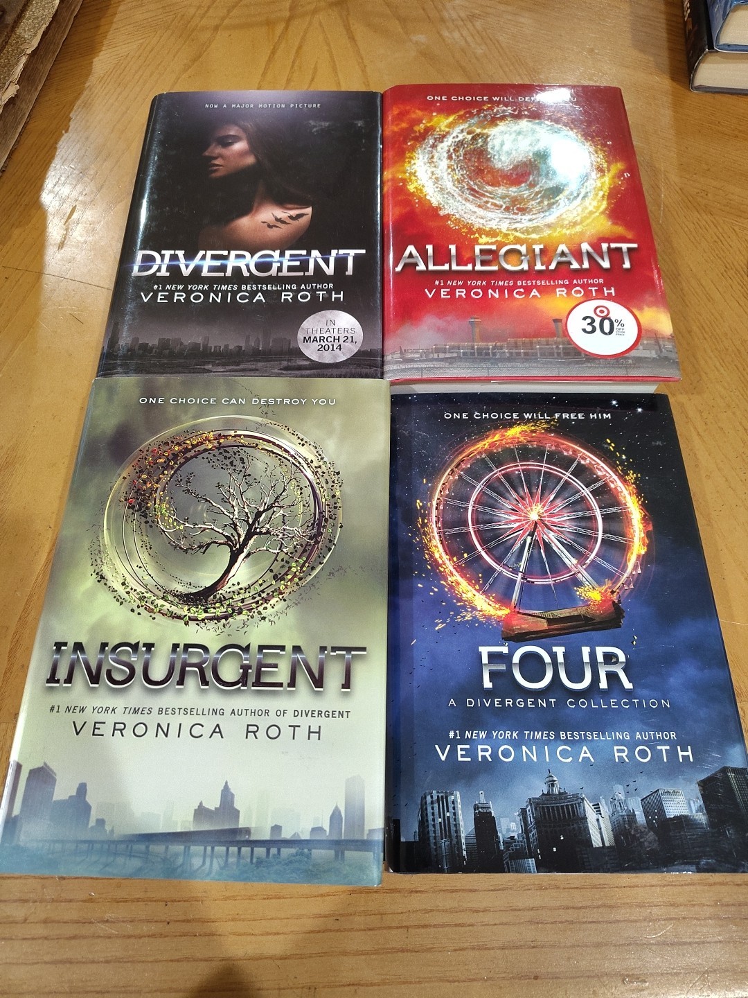 Divergent Series (Hardcover) - Divergent, Allegiant, Insurgent, Four ...