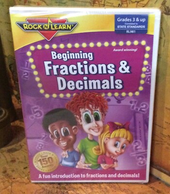 Beginning Fractions & Decimals DVD by Rock 'N Learn 725696898129| eBay