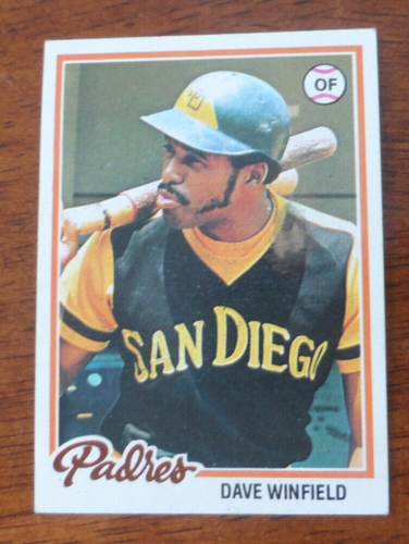 1978 TOPPS BASEBALL #530 DAVE WINFIELD SAN DIEGO PADRES EX/MT B-356 | eBay