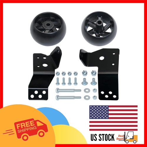 Universal Mower Deck Wheel Kit - Complete Bracket Replacement for 42 ...