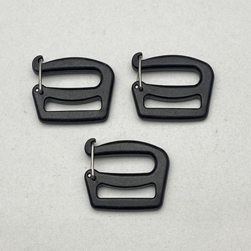 Plastic Webbing Clip 25mm/1inch Tri-Glide Slides Button Bulk Backpack ...