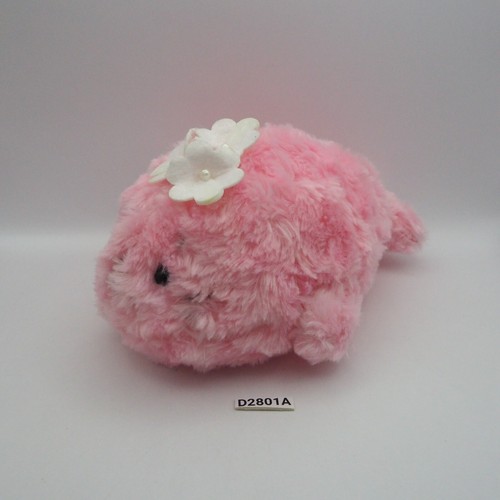Shirotan Sirotan Seal D2801A Pink Color Plush 7" STuffed Toy Doll Japan ...