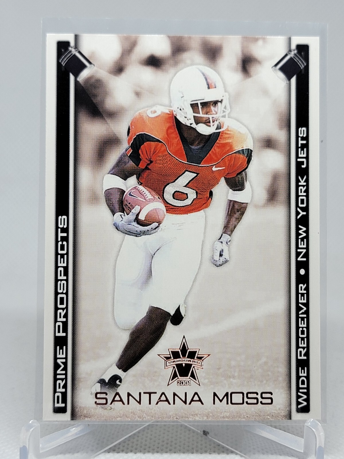 2001 Vanguard Prime Prospects Bronze #22 Santana Moss D6A | eBay