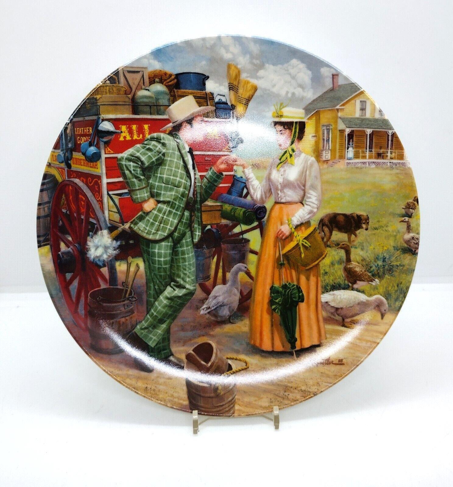 Edwin M Knowles China Co Oklahoma "I Cant Say No" 1986 Collector Plate ...