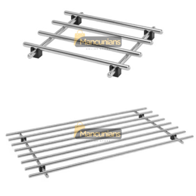 Heat Resistant Stainless Steel Trivet Pot Pan Stand Rack Worktop Saver ...