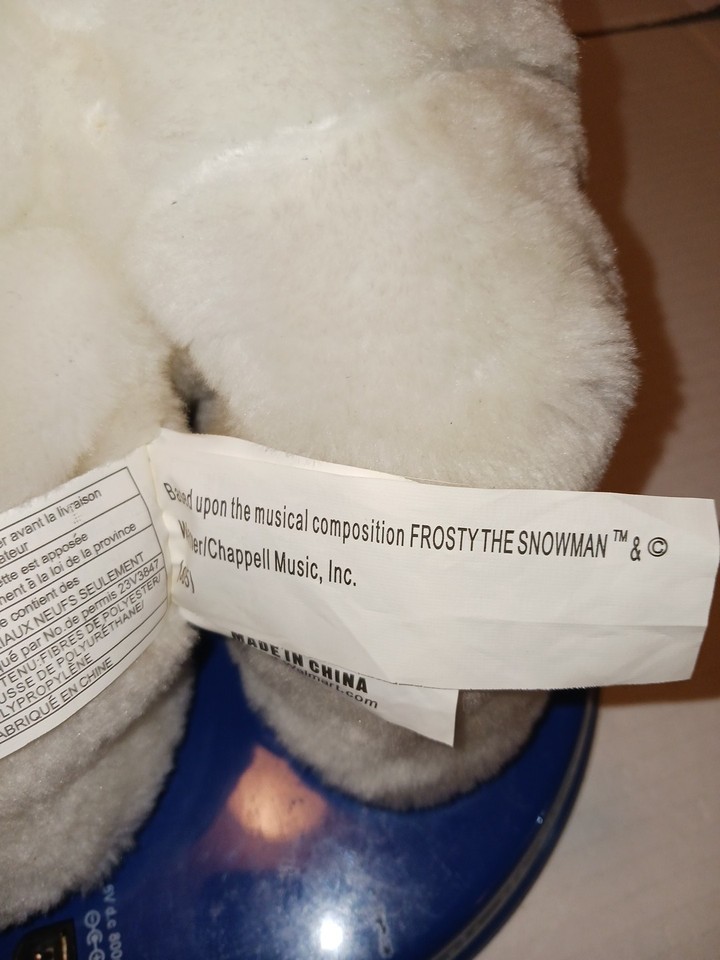 Parts Or Repair Gemmy Frosty the Snowman 18" Animated Dancing Spinning ...