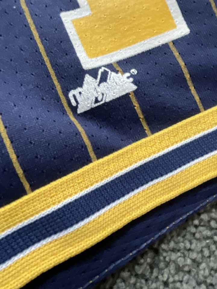 VINTAGE Michigan Wolverines Basketball Shorts #23 Large USA Majestic ...