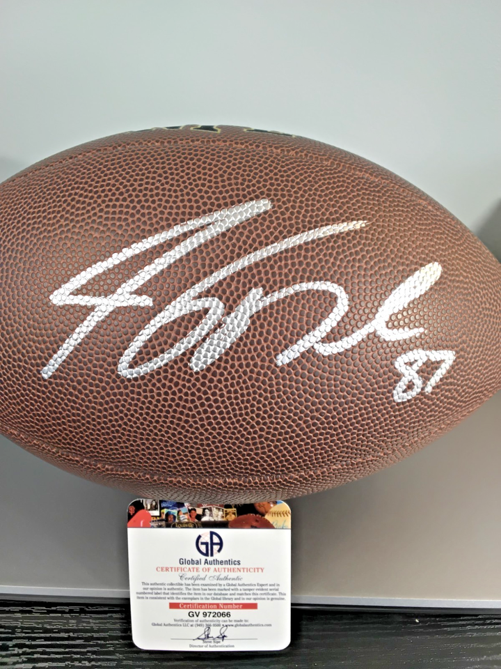 JORDY NELSON AUTOGRAPHED FOOTBALL GLOBAL CERT. COA | eBay