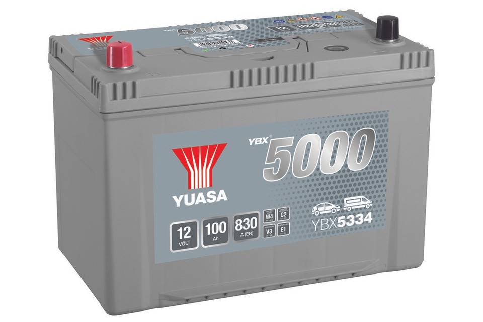 Car Battery 12V 100Ah 830A B1 T1 SMF Fits Mitsubishi Pajero/Shogun 3.2 ...