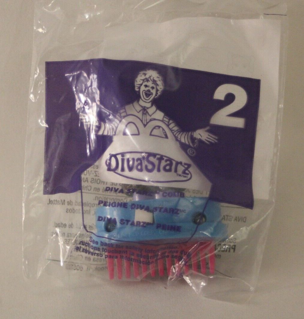Diva Starz Comb #2 2001 Mattel McDonald's Happy Meal Toy NIP New | eBay