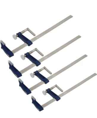 4 X BRICK PROFILE F TYPE CLAMPS ADJUSTABLE WOODWORKING CLAMP - 50MM X ...