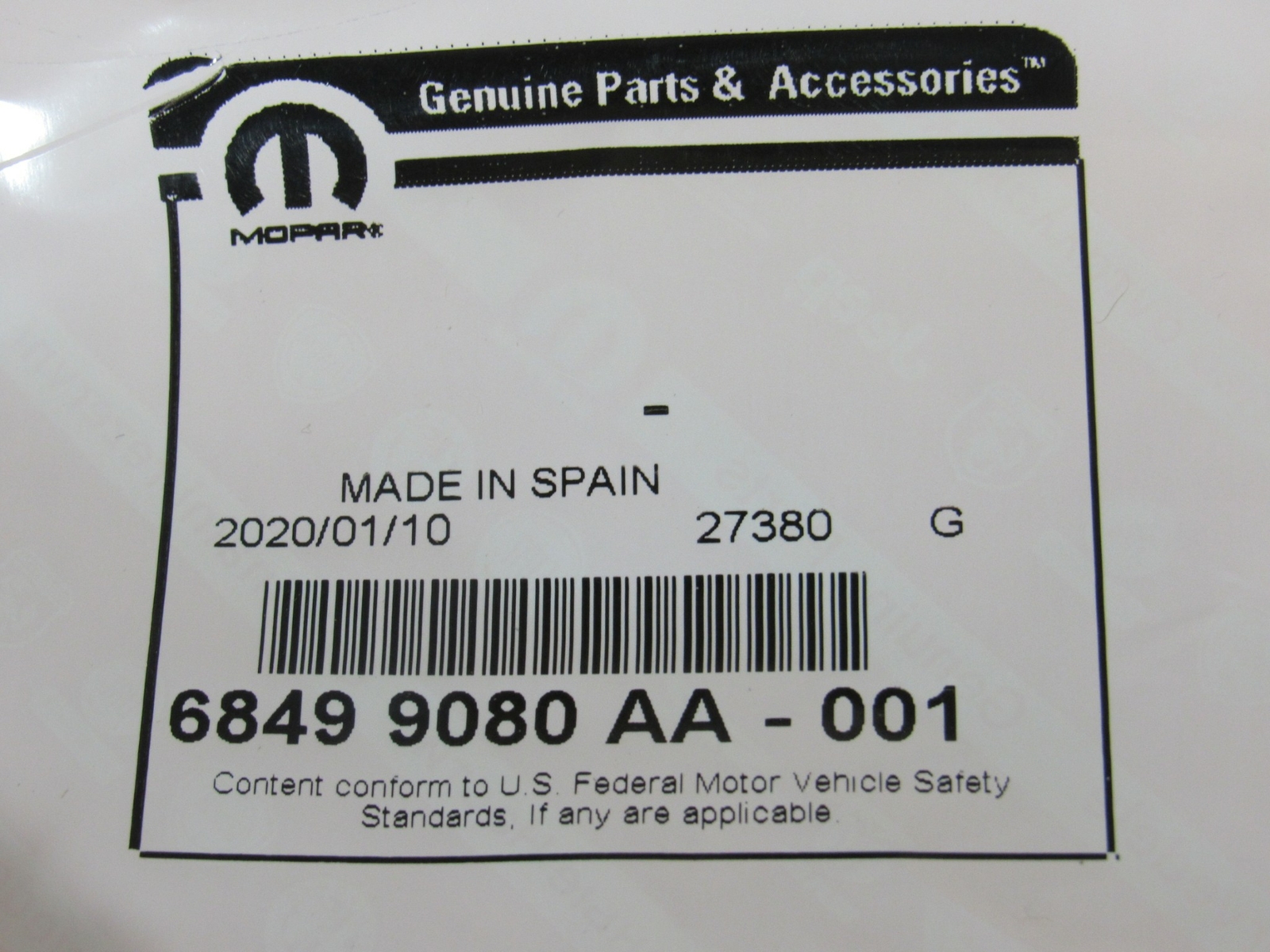 DODGE Charger White Hellcat Badge Left and Right Side NEW OEM MOPAR | eBay