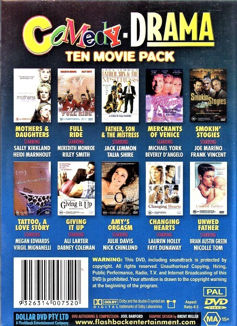 210a+Region+4+DVD+Comedy+Drama+Ten+Movie+Pack for sale online | eBay