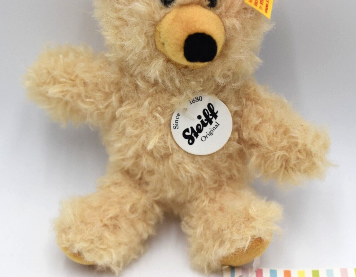 Steiff 'Charly' Teddy Bear Keyring Collectible Soft Toy Keychain 4.5 ...