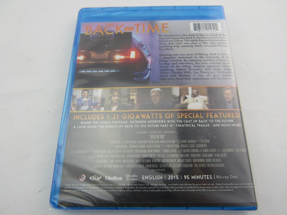 Back in Time [Blu-ray, 2015] Back to the Future Documentary Spielberg ...