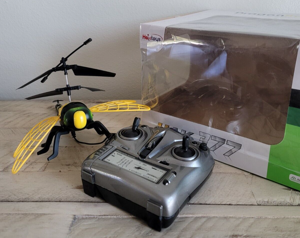 DRAGONFLY HELICOPTER Hak 377 Small Dragonfly RC Helicopter Toy Hobby ...