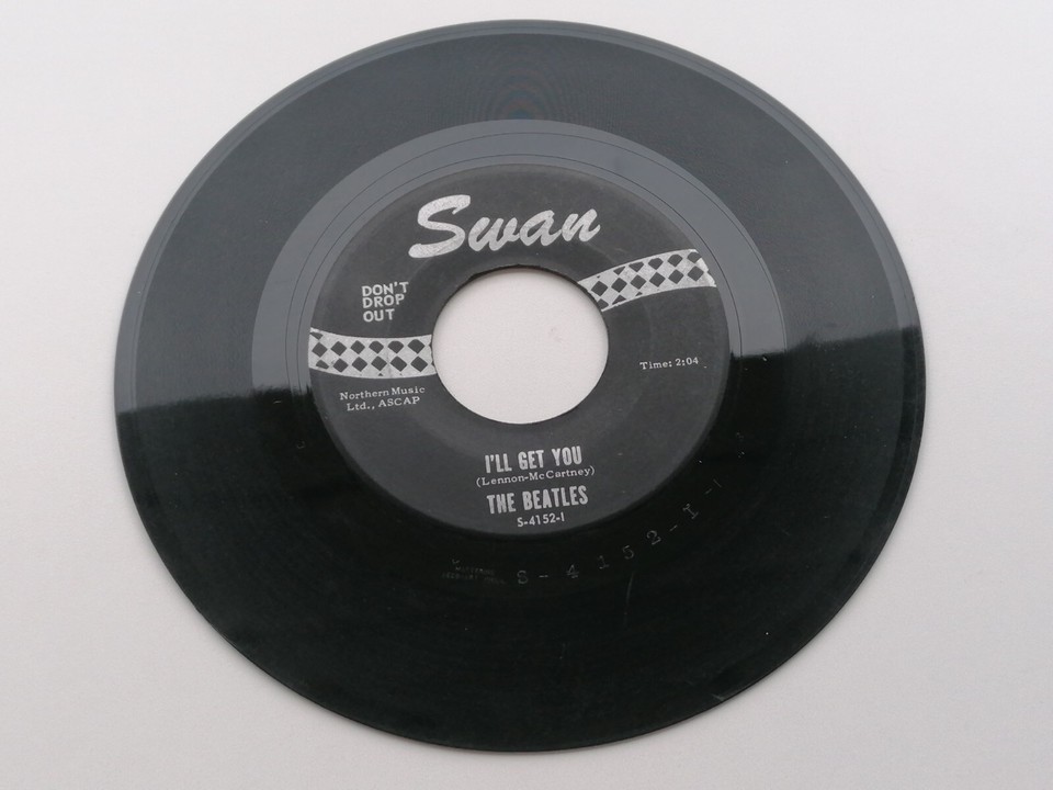 THE BEATLES 1964 USA SWAN 45 SHE LOVES YOU DON'T DROP OUT REC0-ART ...
