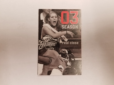 Indiana Firebirds 2003 AFL Arena Indoor Football Pocket Schedule ...