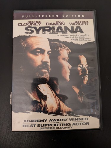 Syriana (Full Screen Edition) DVD George Clooney, Matt Damon ...
