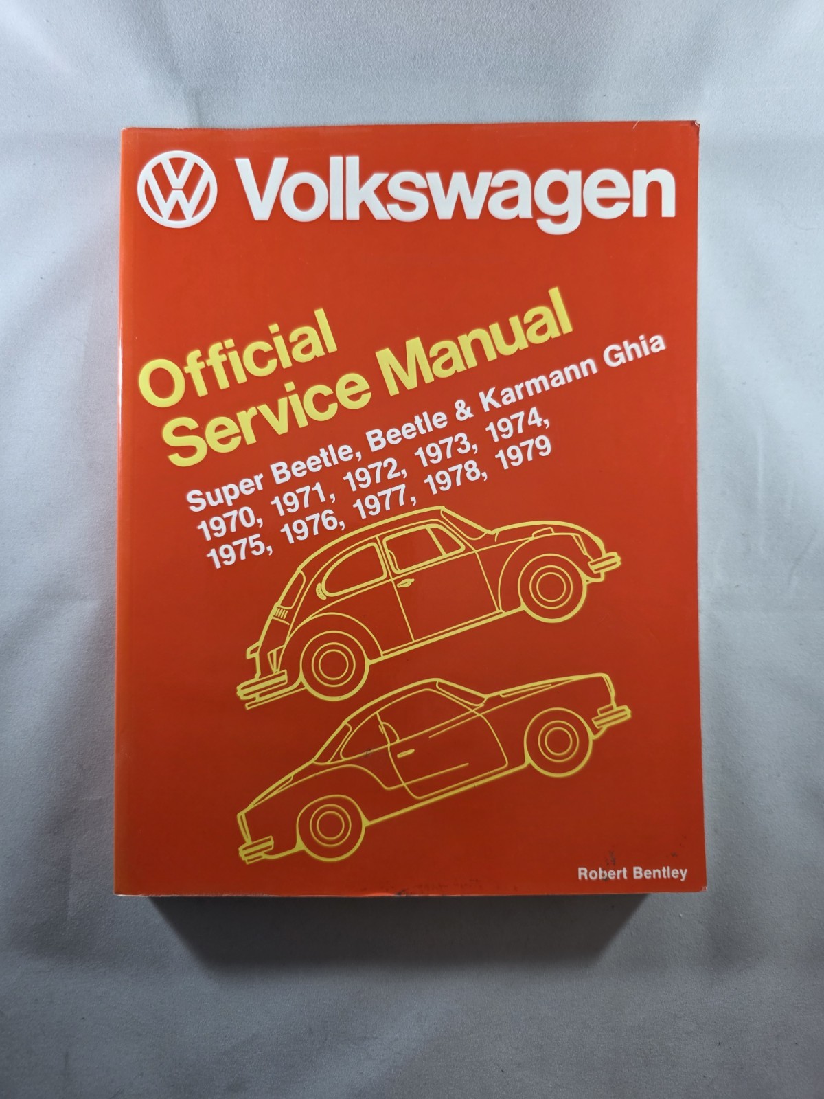 Volkswagen Official Service Manual Super Beetle, Beetle Karmann Ghia ...