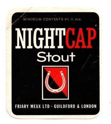 England - Vintage Beer Label - Friary Meux, London & Guildford - Night ...