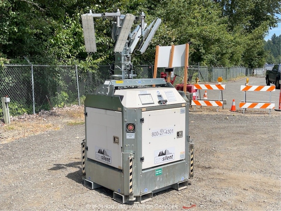 2019 Generac CUBE+ 27 ft LED Light Tower Generator Kubota GenSet -Parts ...