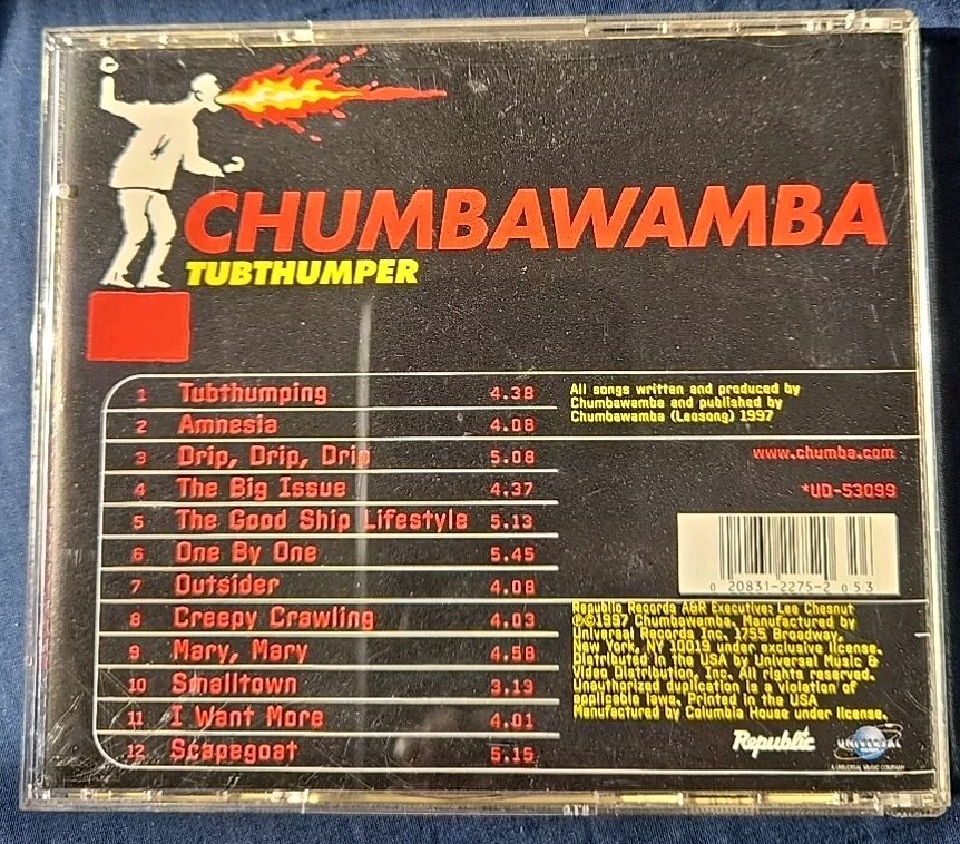 Tubthumper by Chumbawamba (CD, 1997) | eBay
