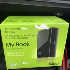 Western Digital Wd5000h1u-00 My Book Essential External 500gb Hard ...