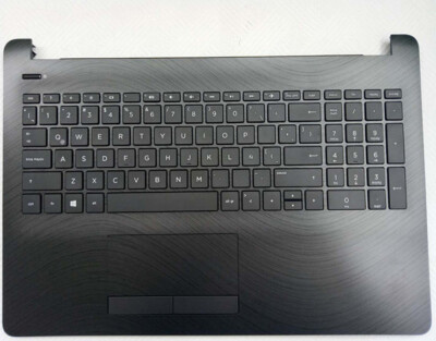 NO BL US KEYBOARD PALMREST TOUCHPAD ASSEMBLY 925010-001 GRADE B HP 15 ...
