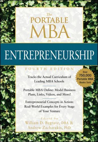 Portable MBA in Entrepreneurship by Andrew Zacharakis and William D ...