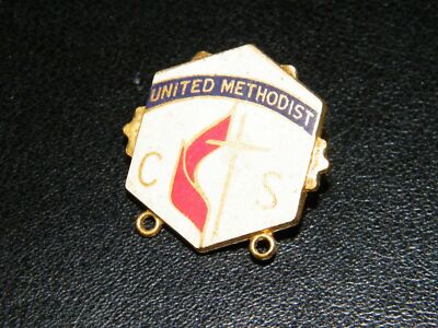 United Methodist Collectible Brooch Pin / Pinback / Lapel Pin **READ ...