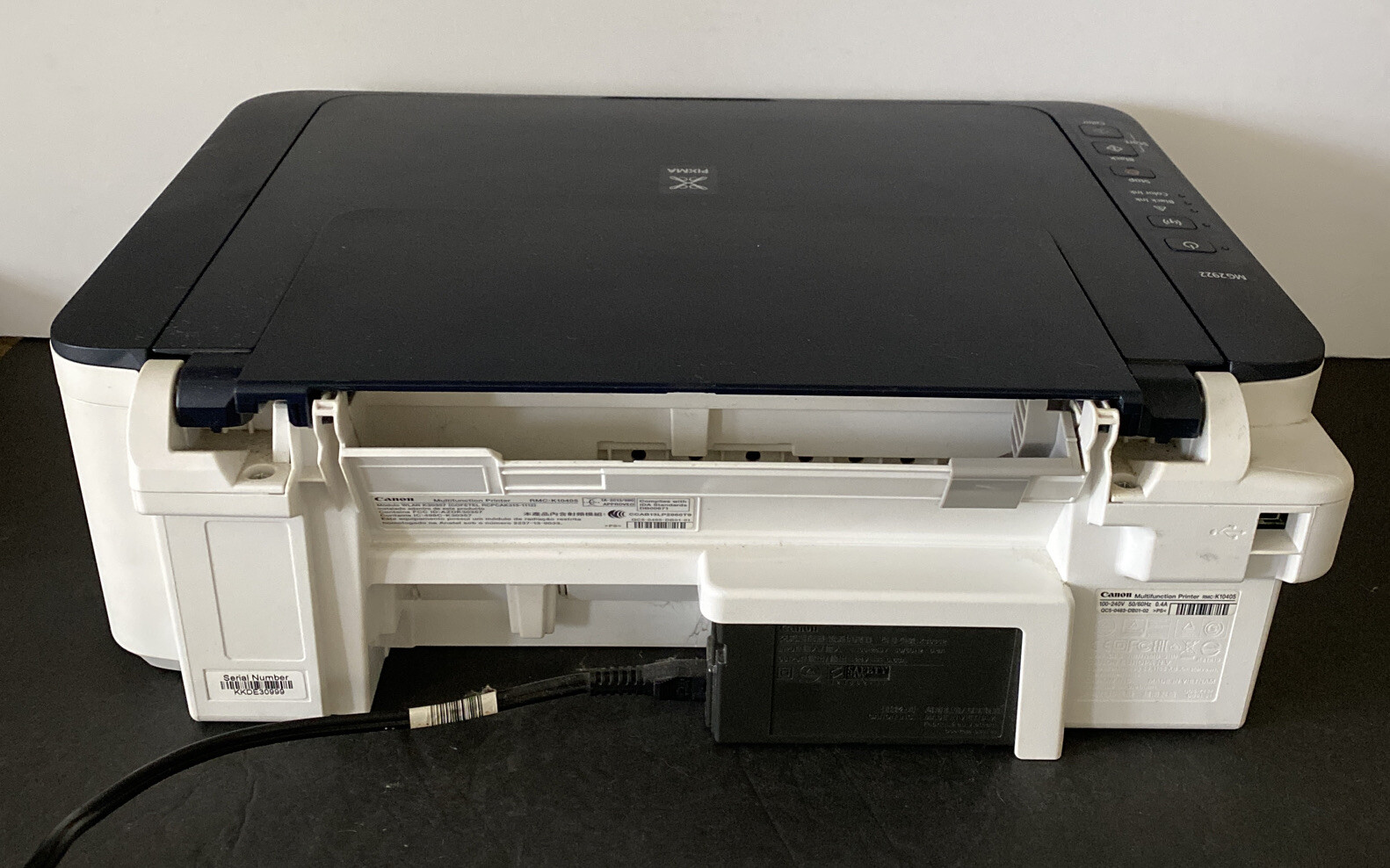 Canon Pixma K10405 Multifunction Printer MG2922 Color & Black 17” Long ...