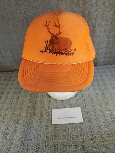 vintage hunting cap buck - Gem