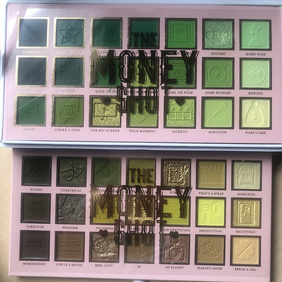 Plouise The Money Shot Double Eyeshadow Palette Makeup - Green 42-Pans ...