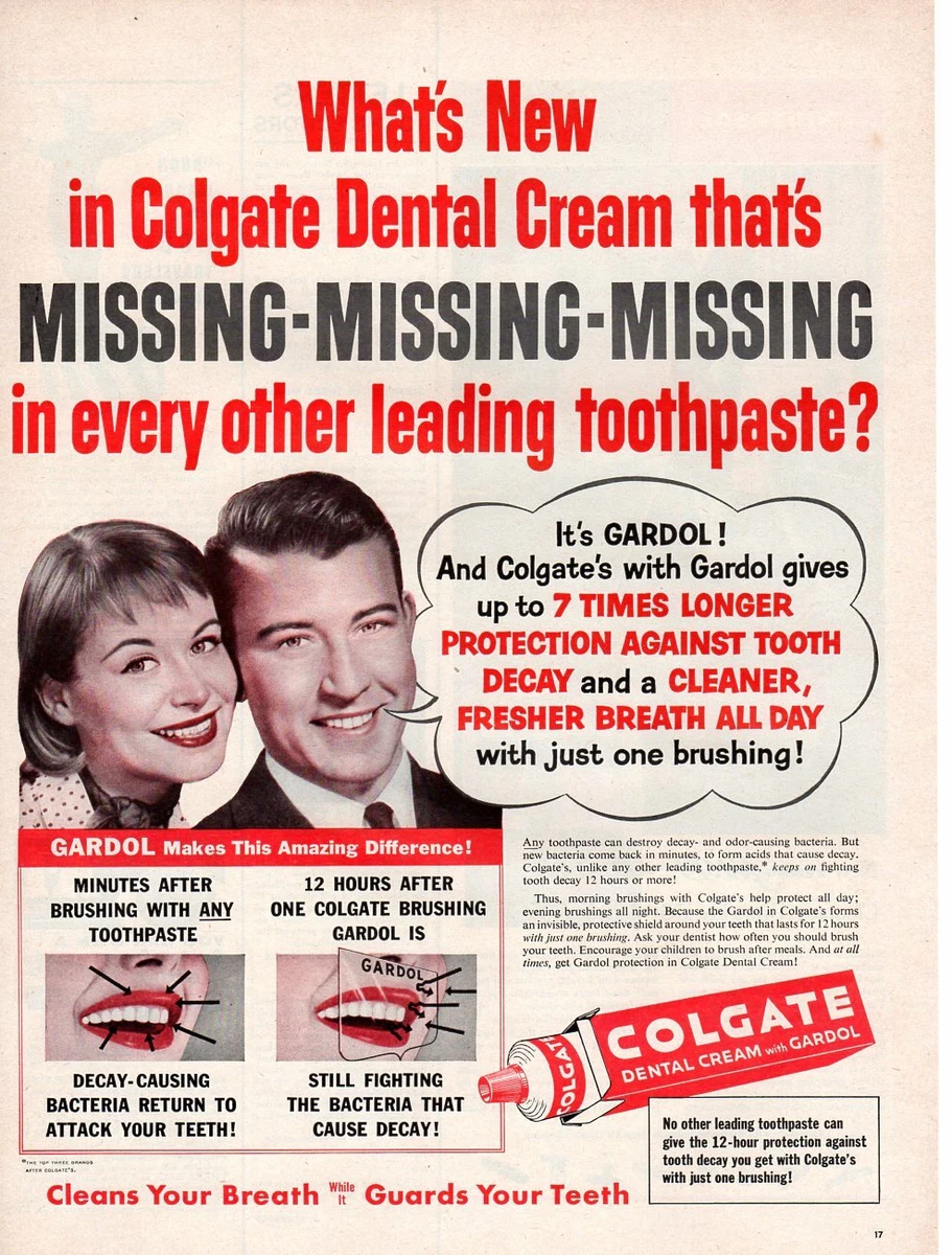 Magazine Advertisement Toothpaste