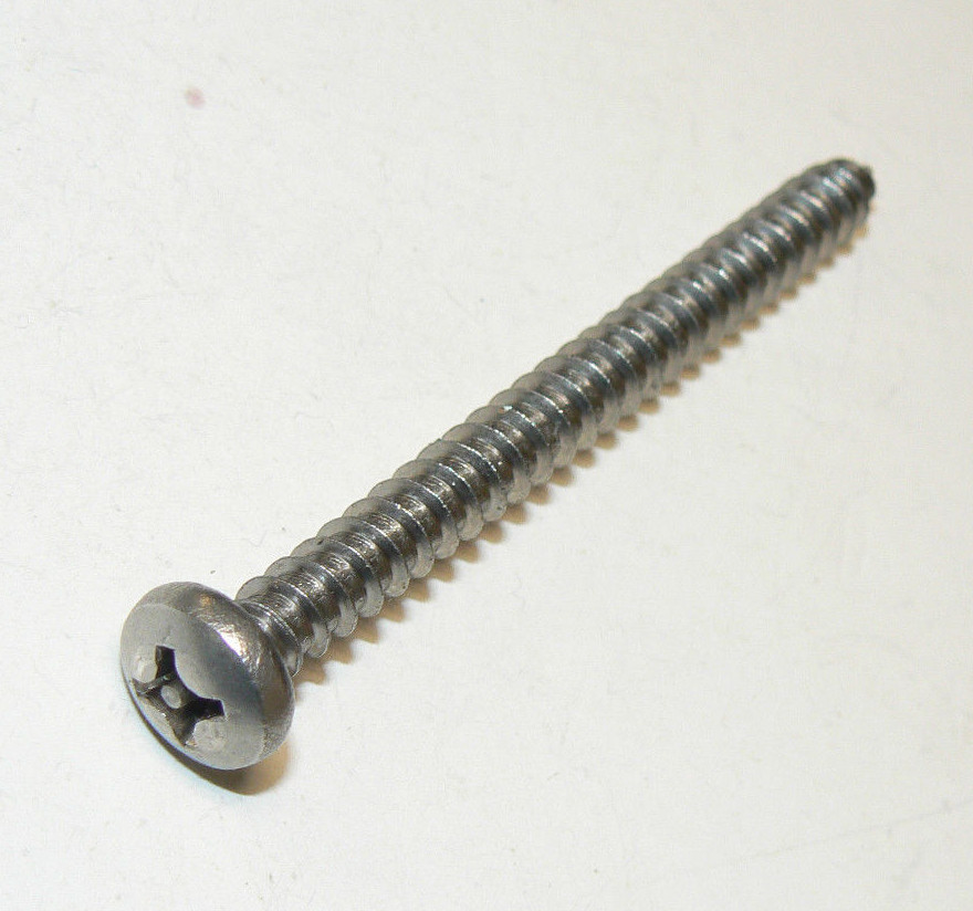 #14 x 3" Pan Head Phillips-Pin Security S/S Sheet Metal Screws - Lot of ...