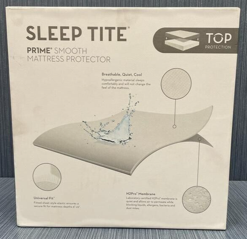 Malouf Sleep Tite Prime smooth Mattress Protector Queen size SL0PQQMP ...