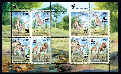 Niger 2013 Giraffe - WWF Mint MNH Miniature Sheet SC 1124e | eBay