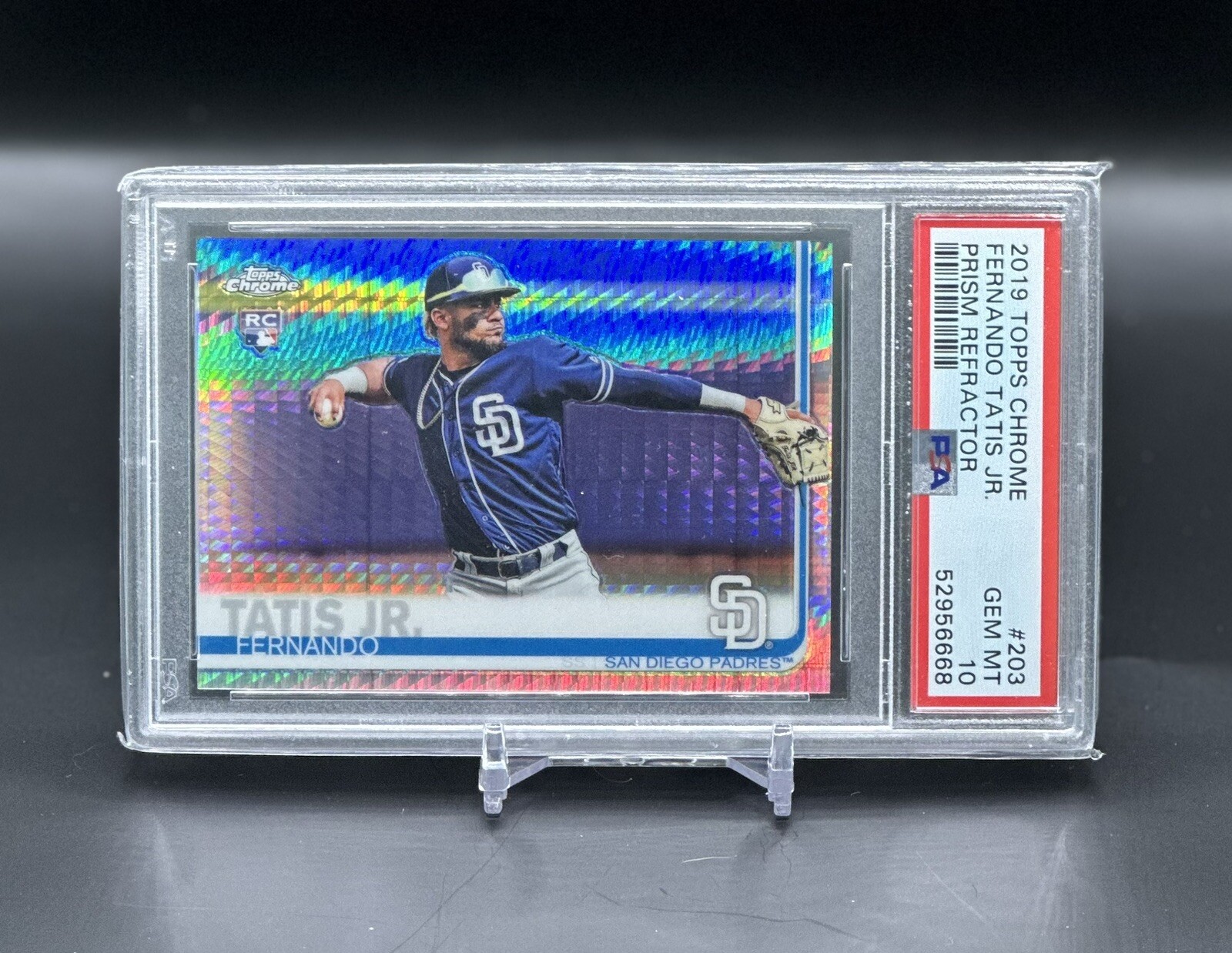 2019 Topps Chrome Fernando Tatis Jr. Prism Refractor PSA 10 | eBay