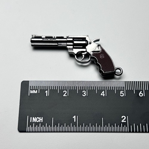 1/6 Scale Miniture Metal Colt 357 Revolver Model for 12" Action Figure ...