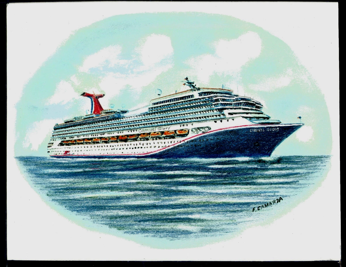 Carnival Cruise Ship Drawing
