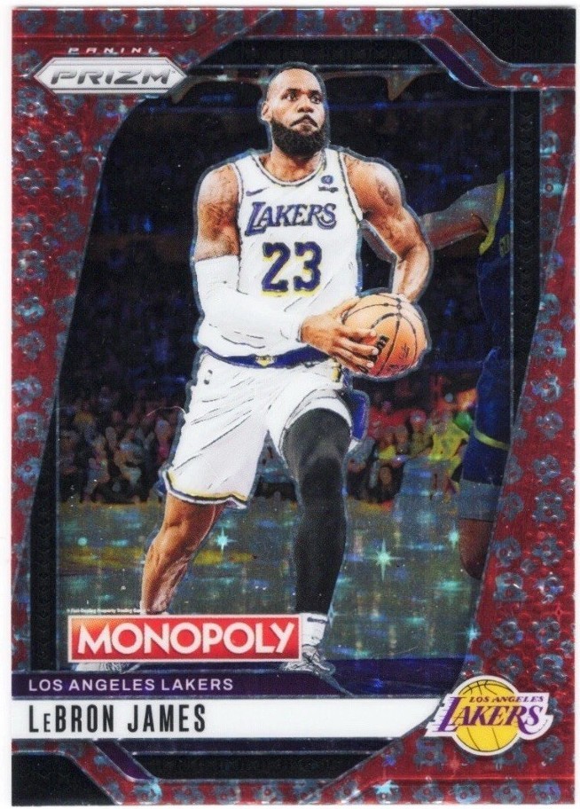 2024-25 Panini Prizm Monopoly - LeBron James #43 Free Parking Prizm for ...